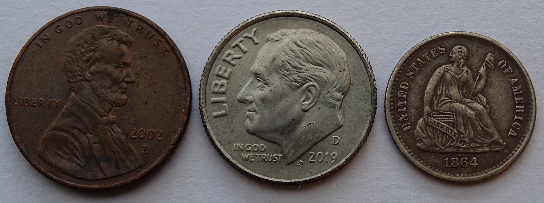 Sizes of U.S. Coins Past and Present – American Coin Stash